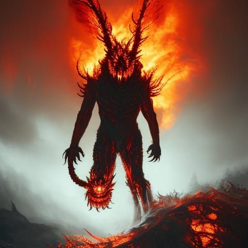 Fire Summon - AI Generated Artwork - NightCafe Creator