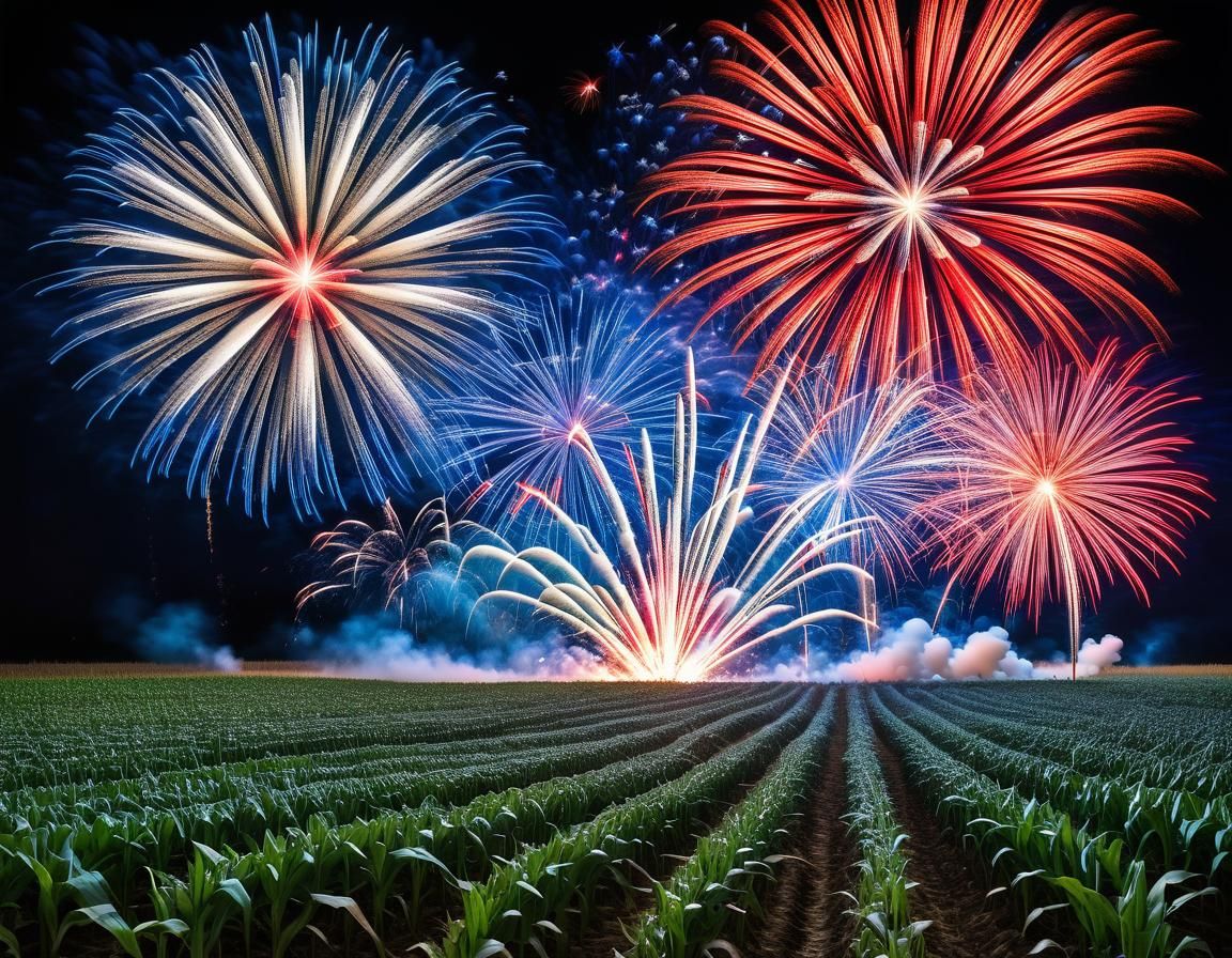 Fireworks - AI Generated Artwork - NightCafe Creator