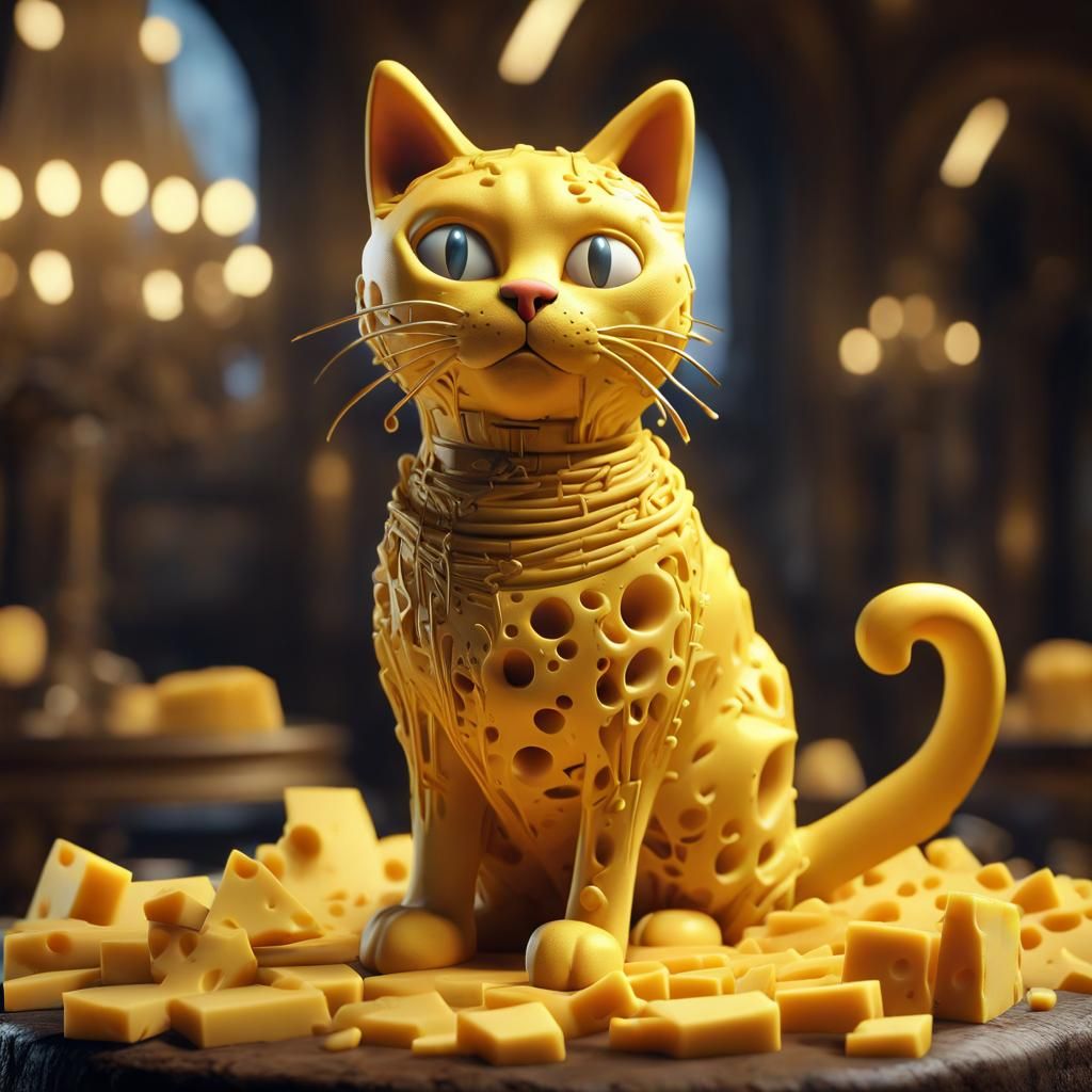 Cheesy on Paris - AI Generated Artwork - NightCafe Creator