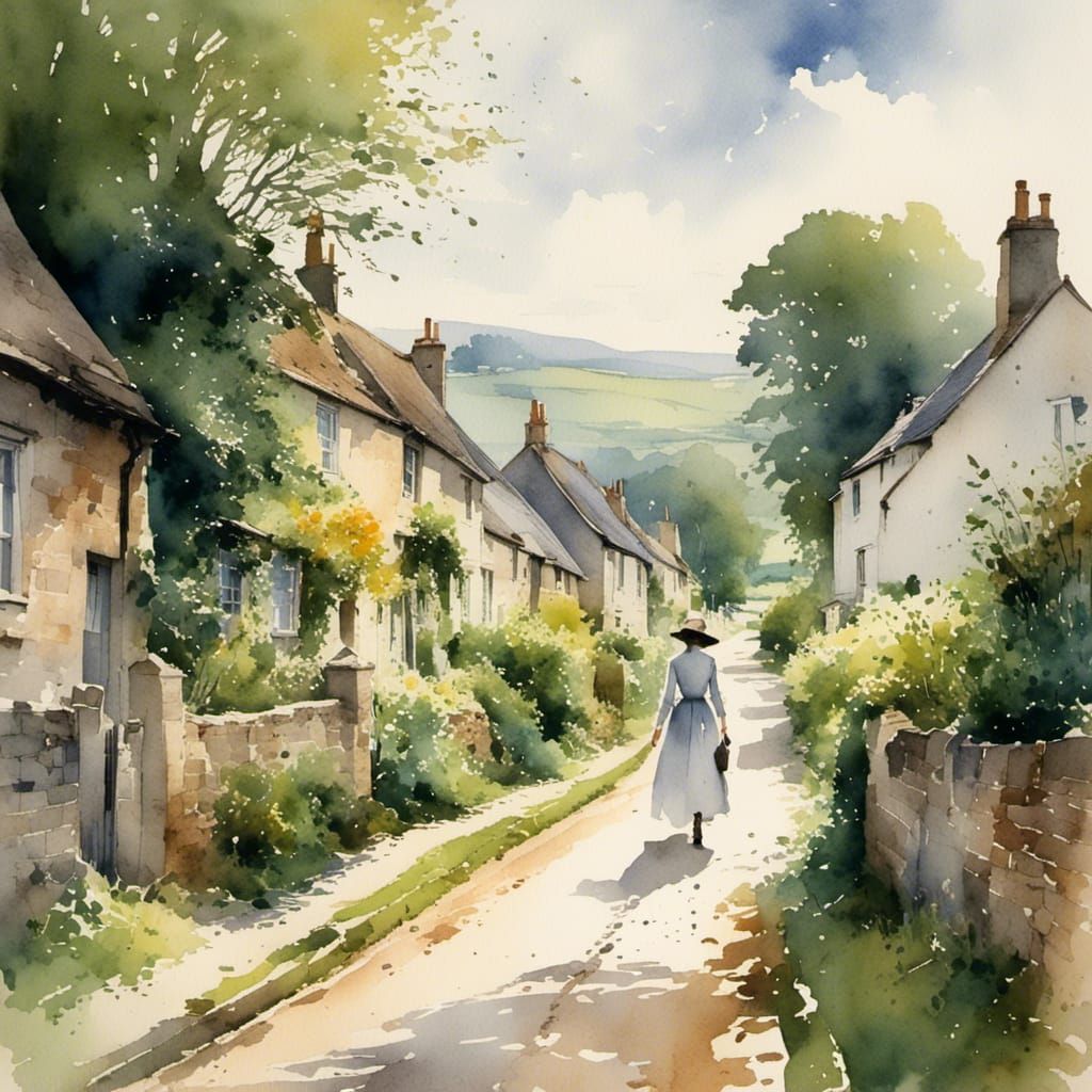 English landscape - AI Generated Artwork - NightCafe Creator