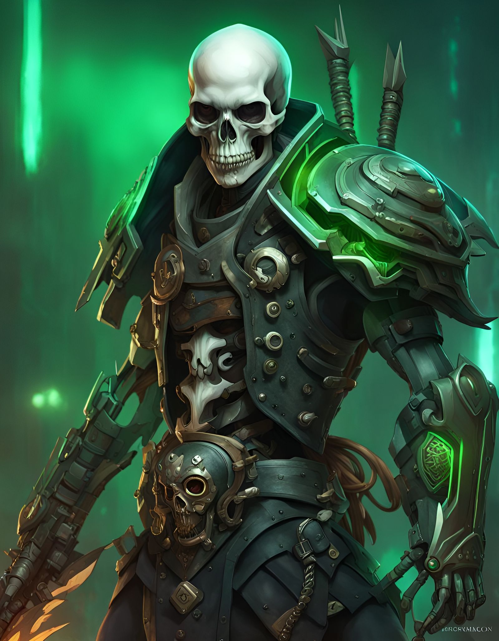Undead Warrior - AI Generated Artwork - NightCafe Creator