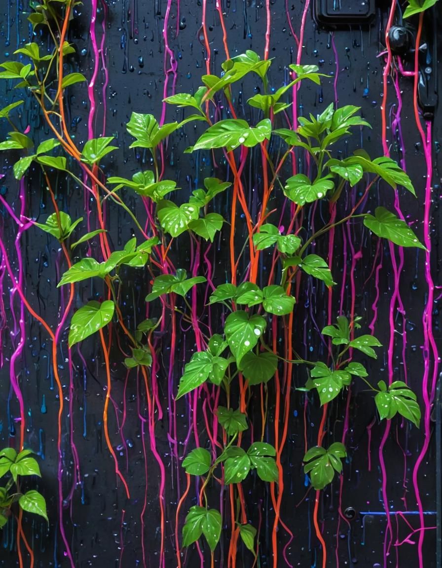 Sparkle Root: Botanical Bioluminescence - AI Generated Artwork ...