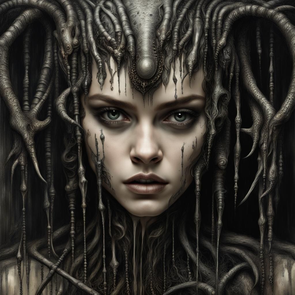Giger Hat - AI Generated Artwork - NightCafe Creator
