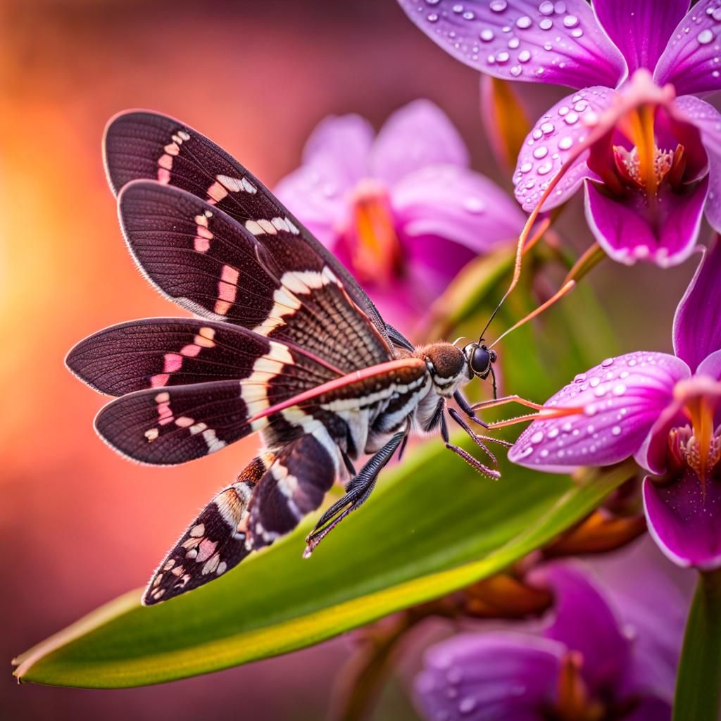 Beautiful Morgan's Sphinx Moth - AI Generated Artwork - NightCafe Creator