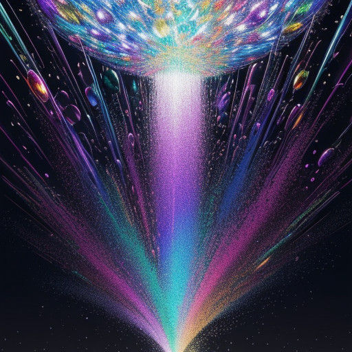 Vibrant Anime Glass Marbles Melting in a Dazzling ... - AI Art