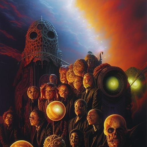 Emissaries Of Azathoth - AI Generated Artwork - NightCafe Creator