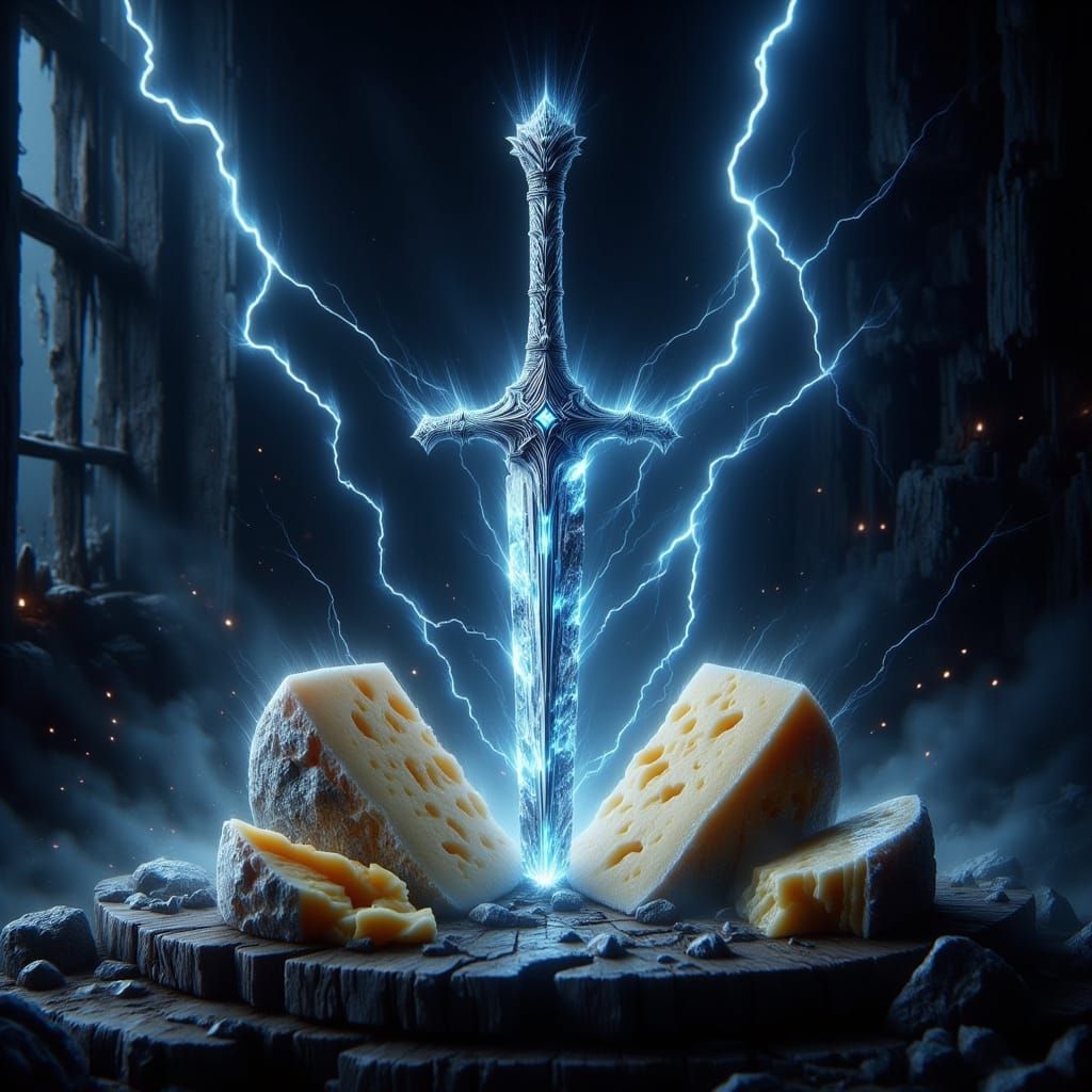the elemental sword of the lord of cheese!