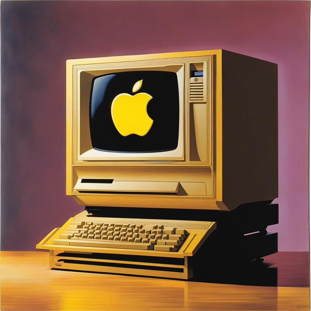 The Macintosh 128K launched by Apple on January 24, 1984 - AI Generated ...