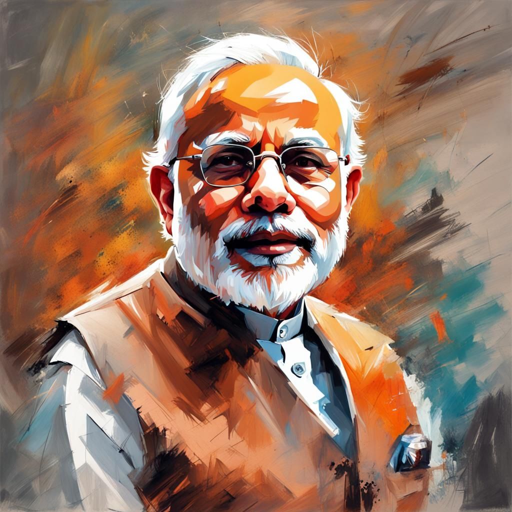 NARENDRA MODI - AI Generated Artwork - NightCafe Creator