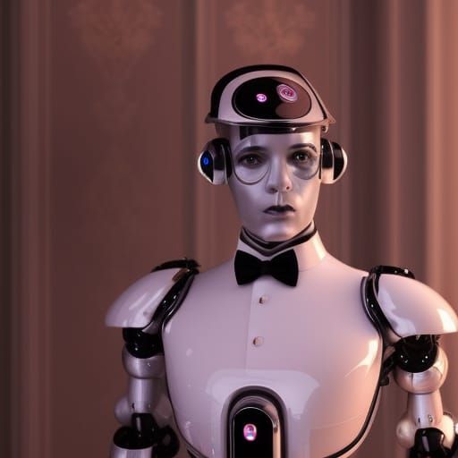 Most Detailed Stunningly Beautiful Technological Advanced Male BUTLER ...