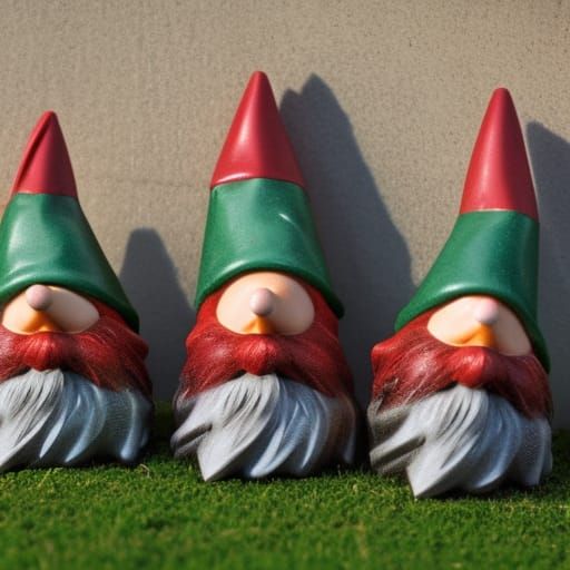 Paranoid gnomes - AI Generated Artwork - NightCafe Creator