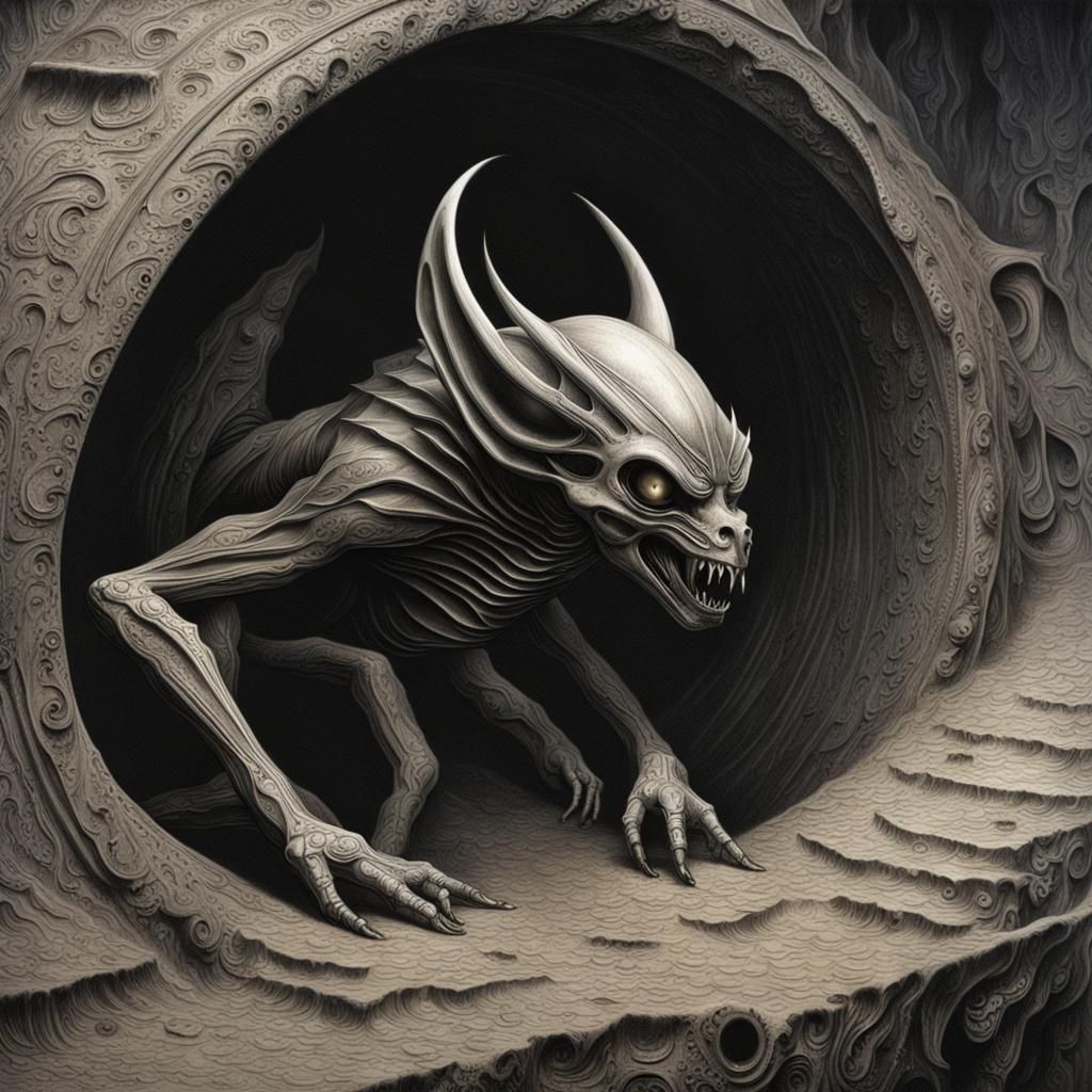 This came out of a nightmare - AI Generated Artwork - NightCafe Creator