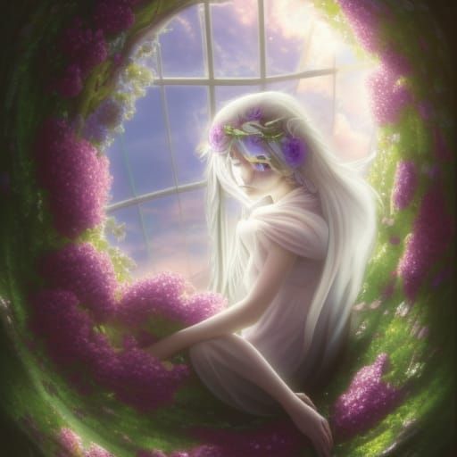 a translucent girl - AI Generated Artwork - NightCafe Creator