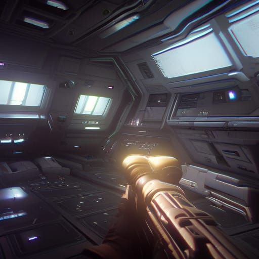 alien isolation - AI Generated Artwork - NightCafe Creator