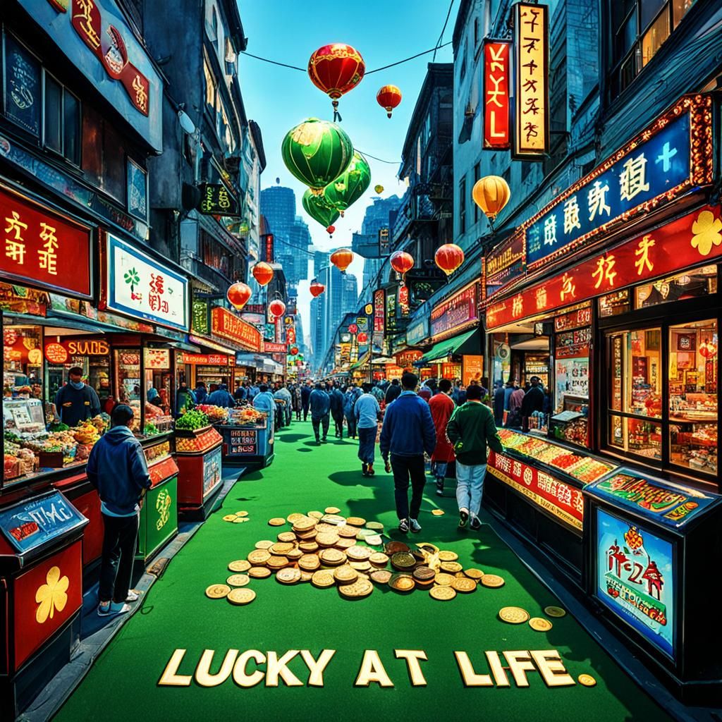 lucky at life - AI Generated Artwork - NightCafe Creator