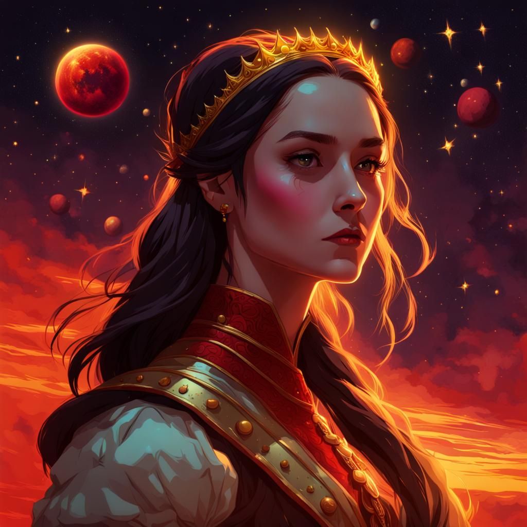 Princess of Outer Space - AI Generated Artwork - NightCafe Creator