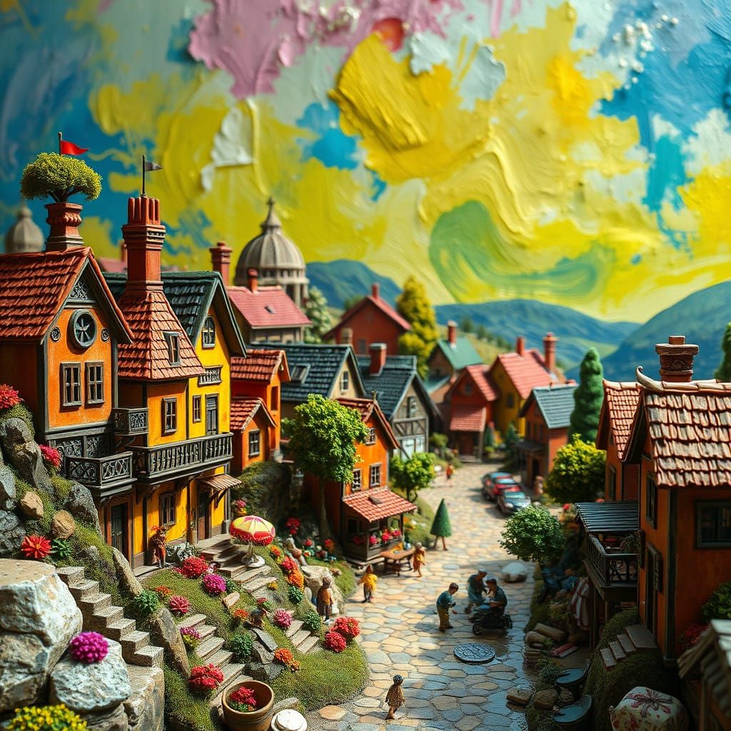 A painter's dream - miniature village