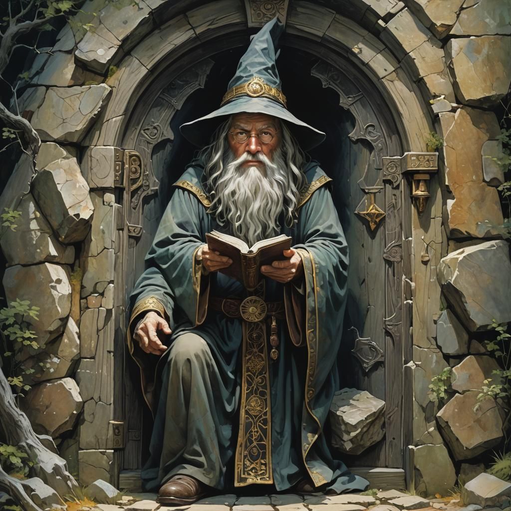 stone door - AI Generated Artwork - NightCafe Creator