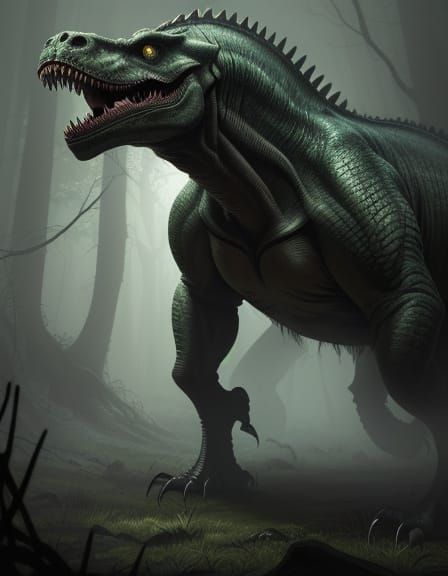 A ZOMBIE T-REX! RIGHT ON! - Surreal Prehistoric Beast Emerge...