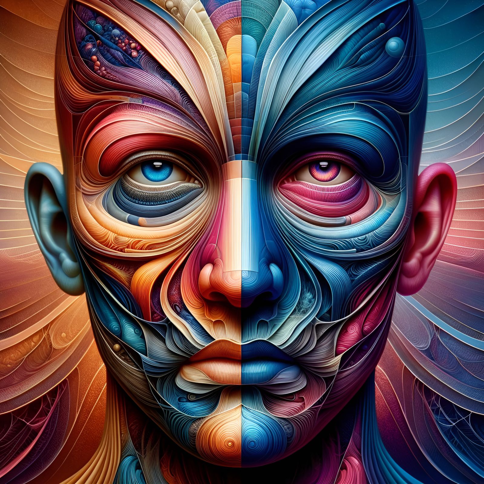 Human Complexity - Ai Generated Artwork - Nightcafe Creator
