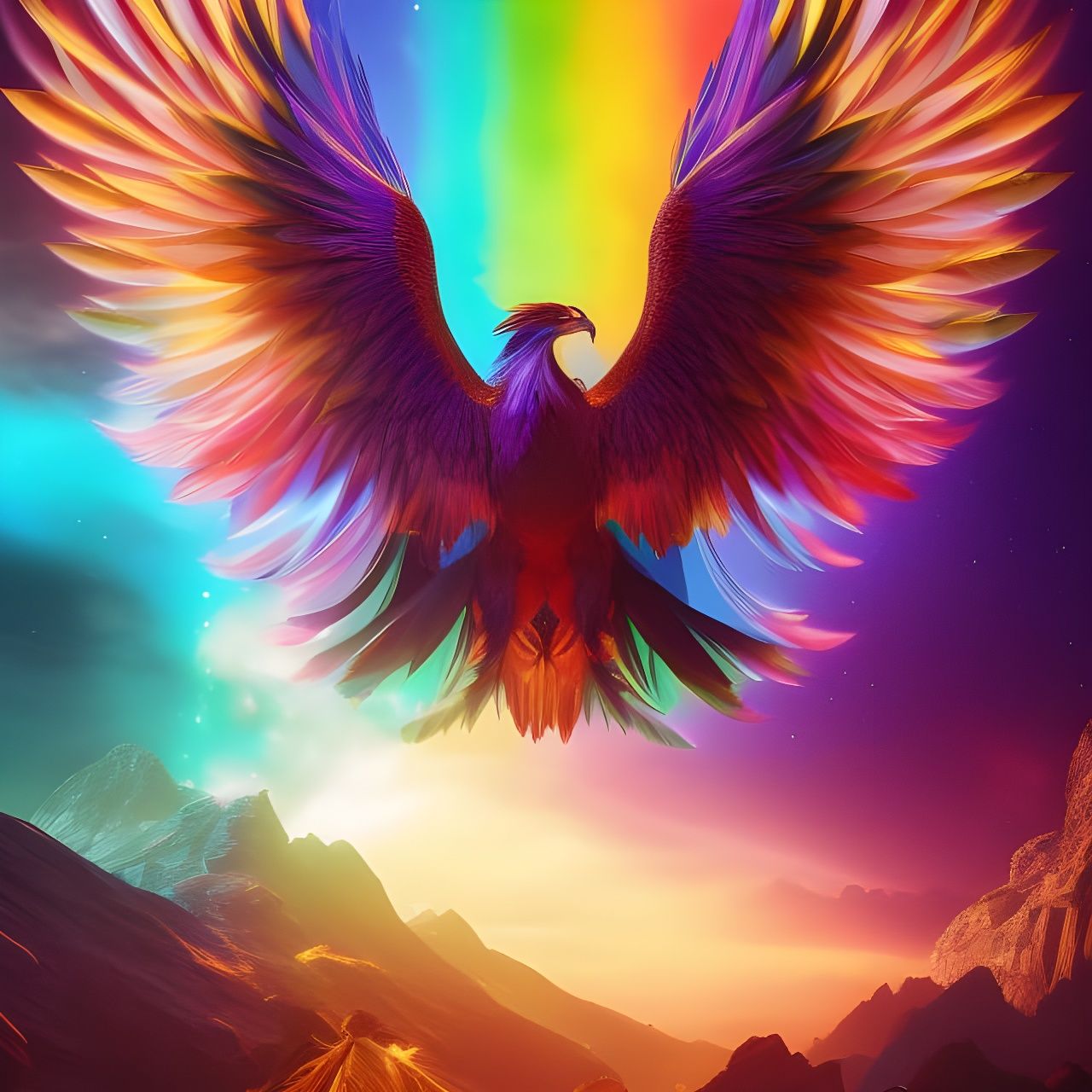 The Rainbow Maker #4 - AI Generated Artwork - NightCafe Creator