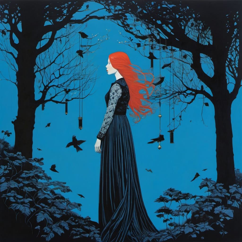 A Blend of Fantasy Art Styles - AI Art