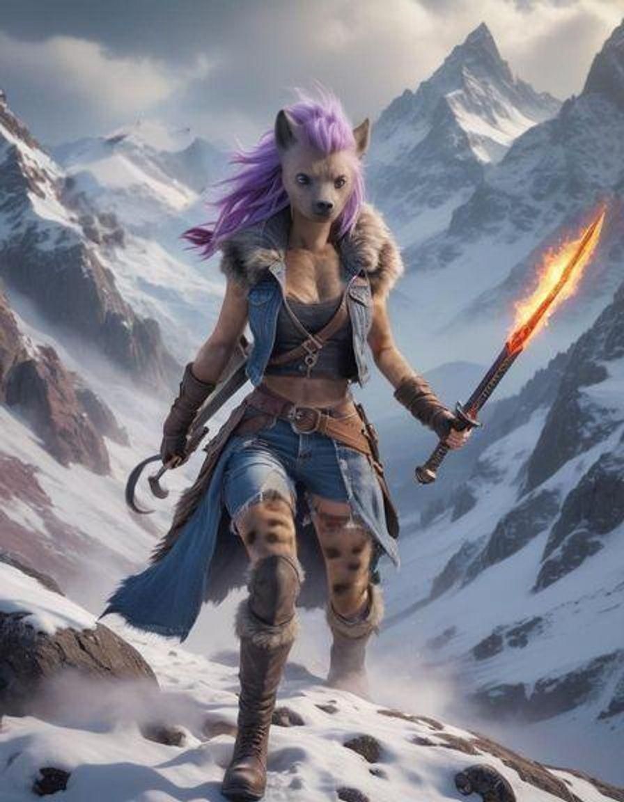 Scuzzy's Snow Quest - AI Generated Artwork - NightCafe Creator