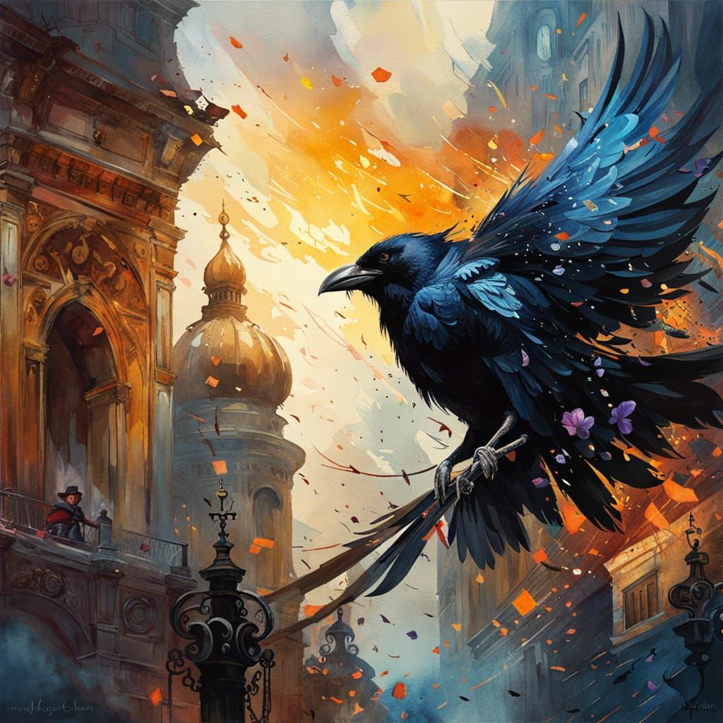 Old Prompts in SDXL 0.9 - Crow 2 neg - AI Generated Artwork - NightCafe ...