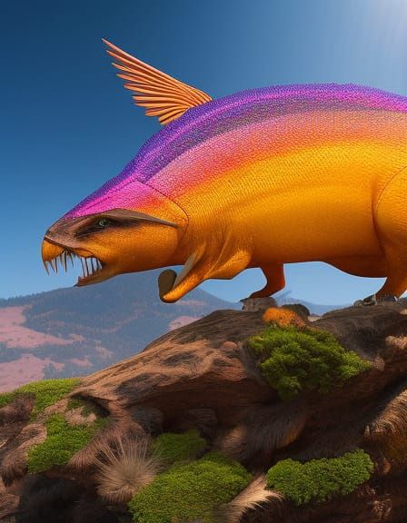 Prehistoric - AI Generated Artwork - NightCafe Creator