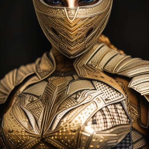 Intricate female armour - D&D - AI Generated Artwork - NightCafe Creator
