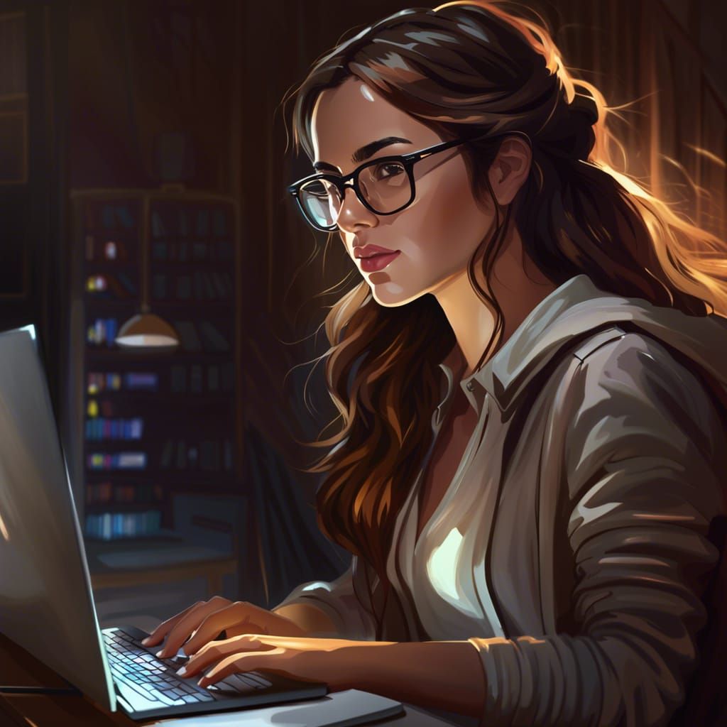 IT Nerd - AI Generated Artwork - NightCafe Creator