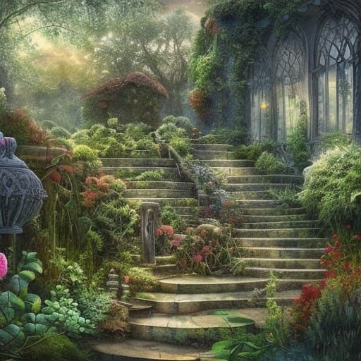 garden - AI Generated Artwork - NightCafe Creator