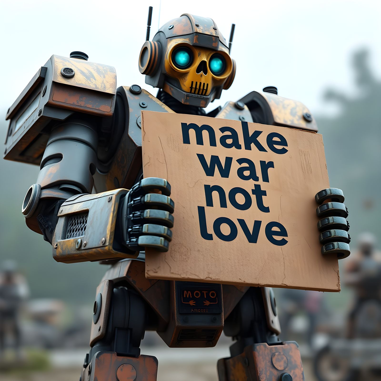 Imagine peace—yet warmongers push for WW3. Sadly, not hard to picture.