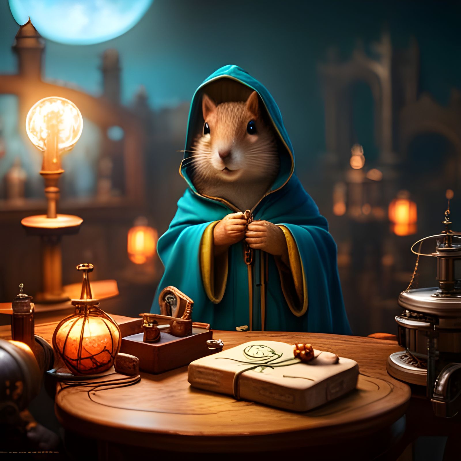 Squwizzard 2 🐿️🧙 - AI Generated Artwork - NightCafe Creator