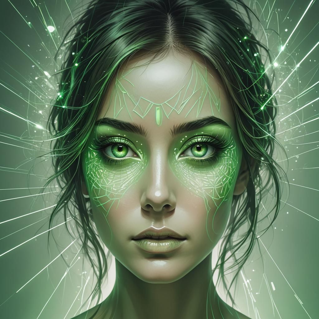 green vision - AI Generated Artwork - NightCafe Creator