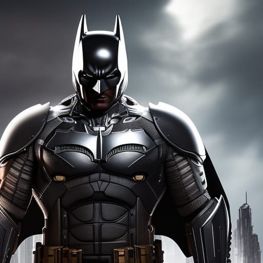 ultra realism and ultra intricate detailed soft painting of Batman ...