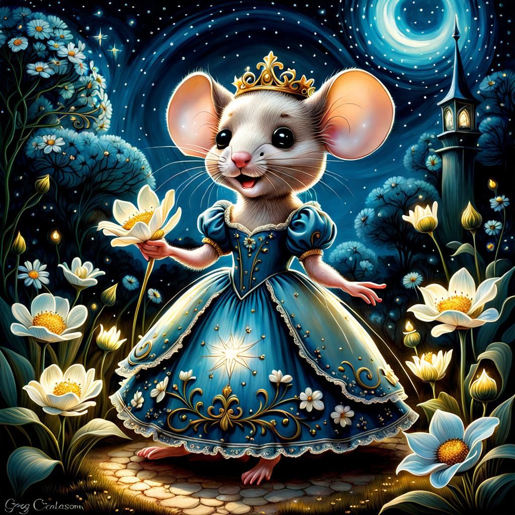 Mouse princess - AI Generated Artwork - NightCafe Creator