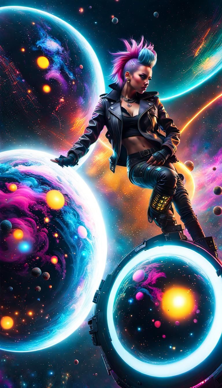 Stranded Cyberpunk - AI Generated Artwork - NightCafe Creator