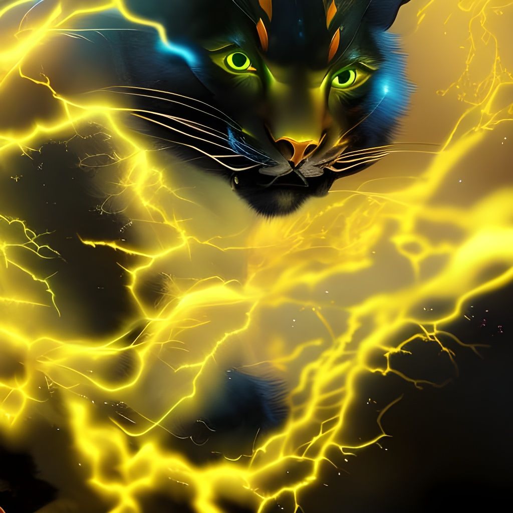 Nicola Tesla's cat! Electrifying - AI Generated Artwork - NightCafe Creator