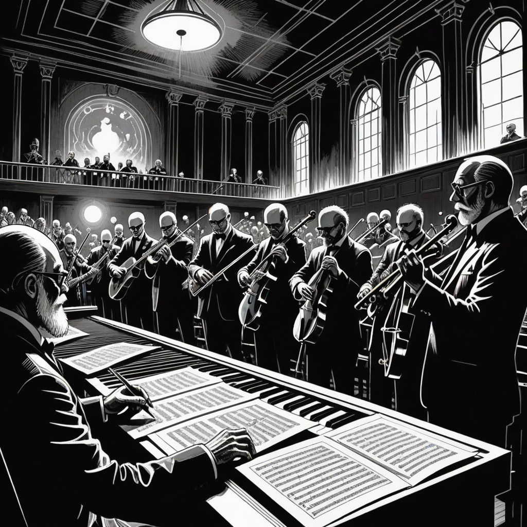 Gingerbread Man Orchestra in a Whimsical Concert H... - AI Art