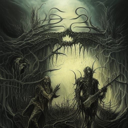 Hell Musicians - AI Generated Artwork - NightCafe Creator