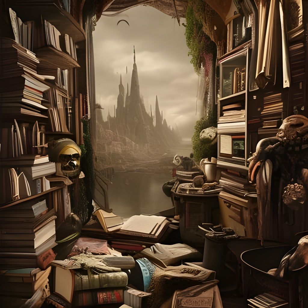 Books are an escape to a world of imagination and fantasy.... 📖 - AI ...