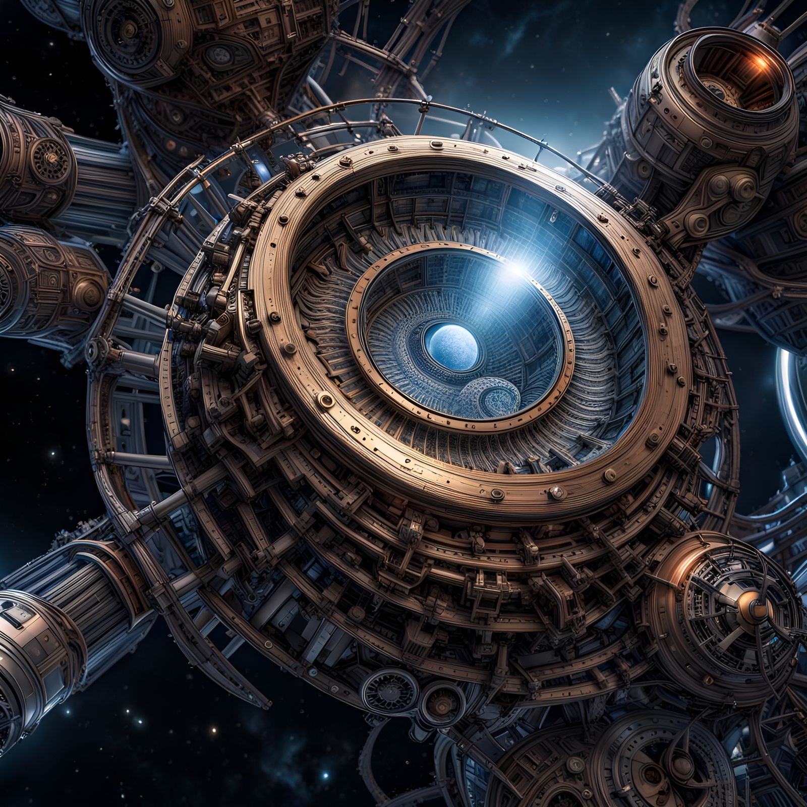 Universe generating machine; intricate details, HDR, beautifully shot ...