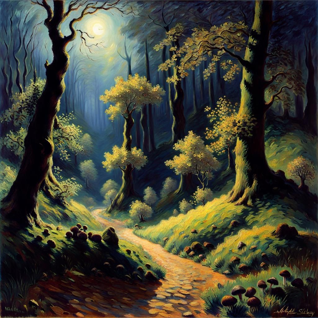 Hidden Grove - AI Generated Artwork - NightCafe Creator