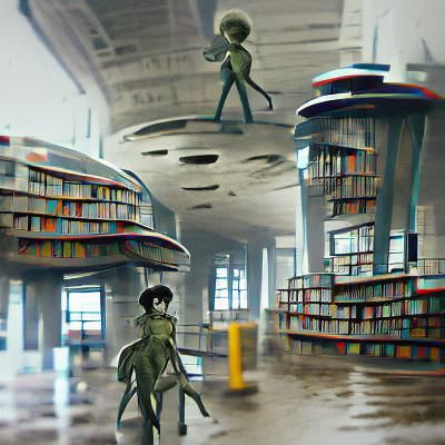 The New Librarians - AI Generated Artwork - NightCafe Creator