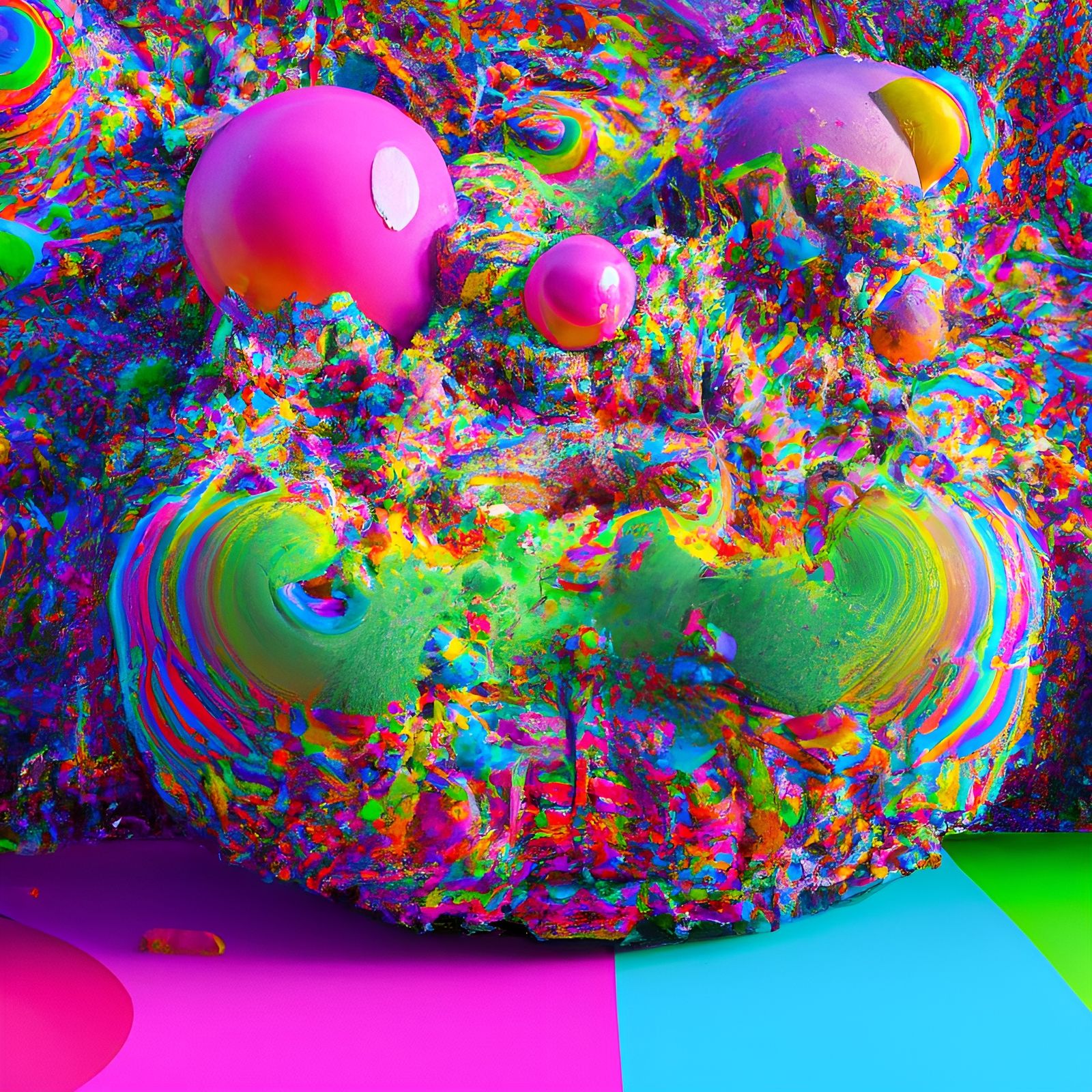 advancing blob - AI Generated Artwork - NightCafe Creator