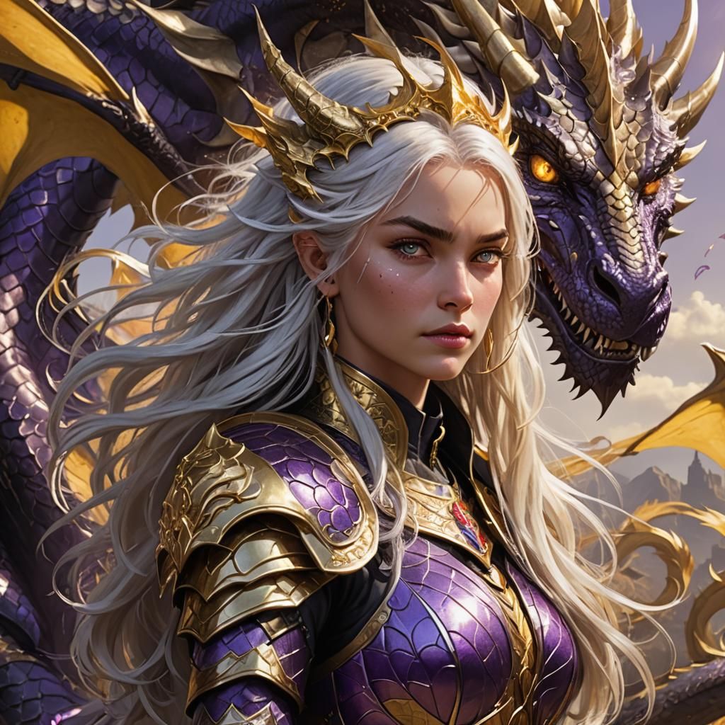 Queen of Dragons - AI Generated Artwork - NightCafe Creator
