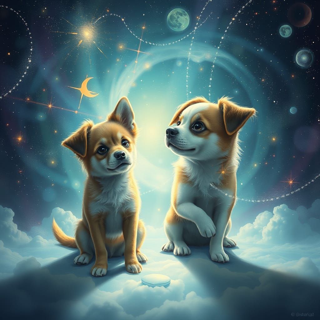 secret life of pets - Cosmic Pet Realms in Vibrant Holograp...