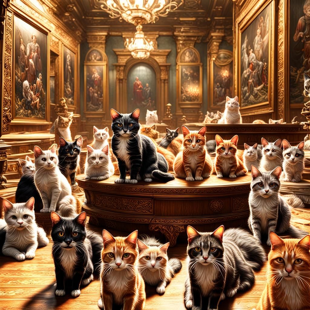 Collective Nouns - A Clutter of Cats