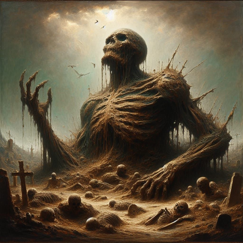 Death Born from the Grave - Gargantuan Earth Elemental Rises...